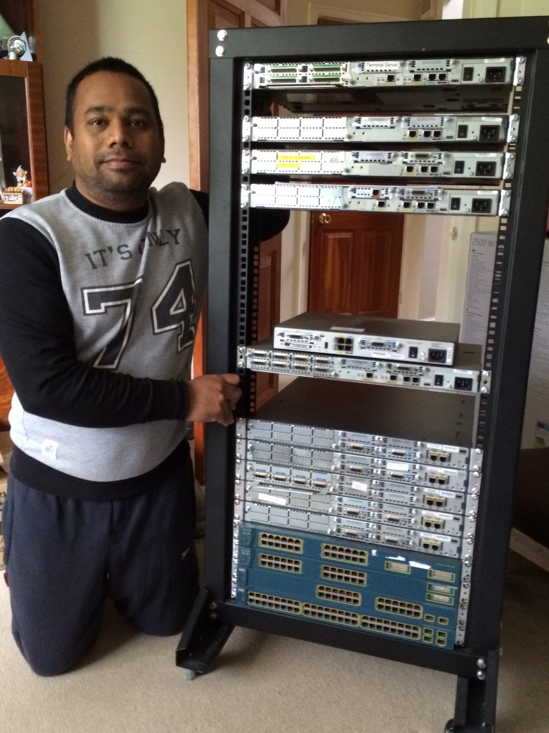 CCIE RNS Journey Rack Building | Balaji Bandi