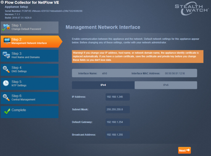 Installing and configuration of Stealthwatch 7.1.1 – SMC and Flow ...