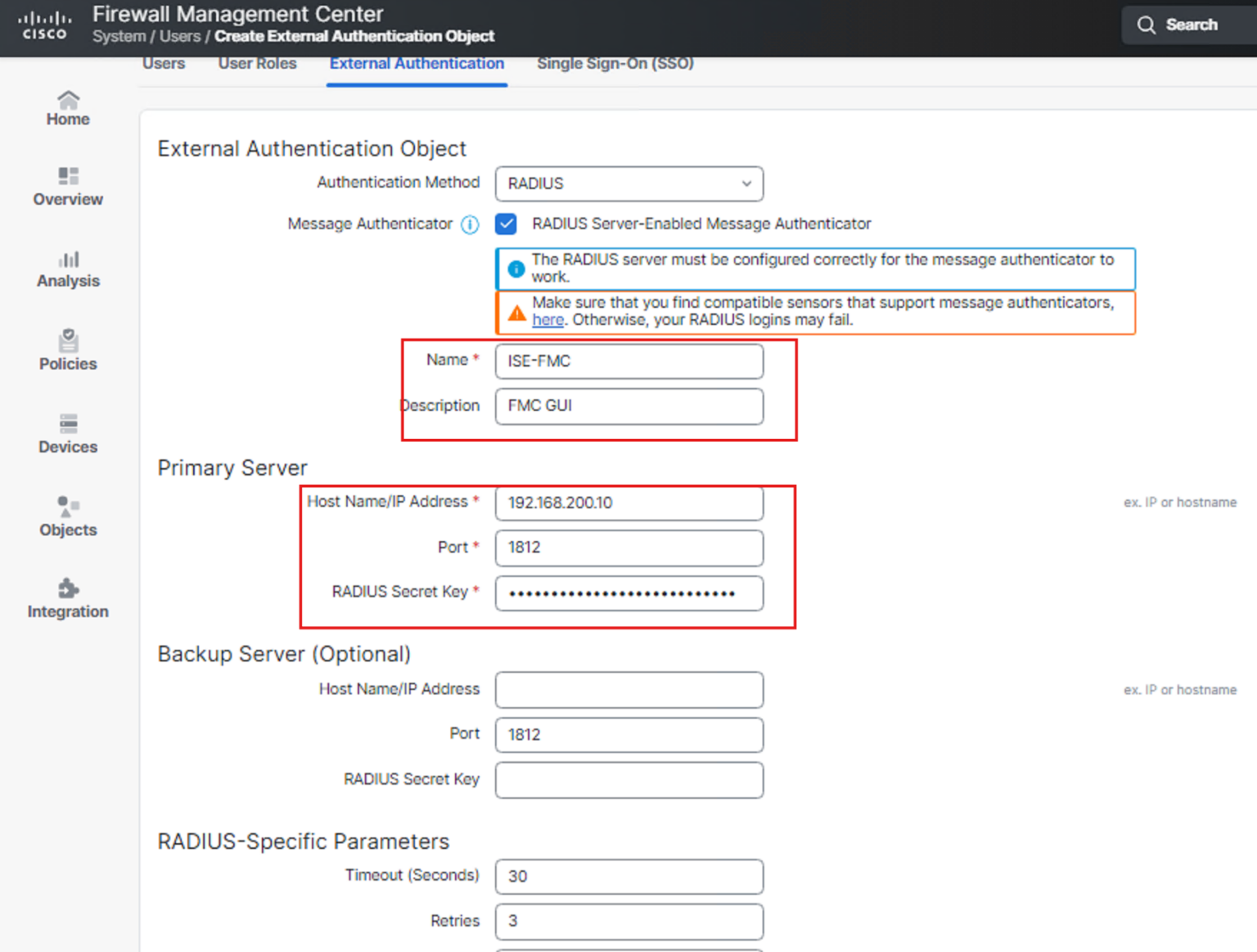 FMC and FTD External authentication with Cisco ISE(Using Microsoft ...